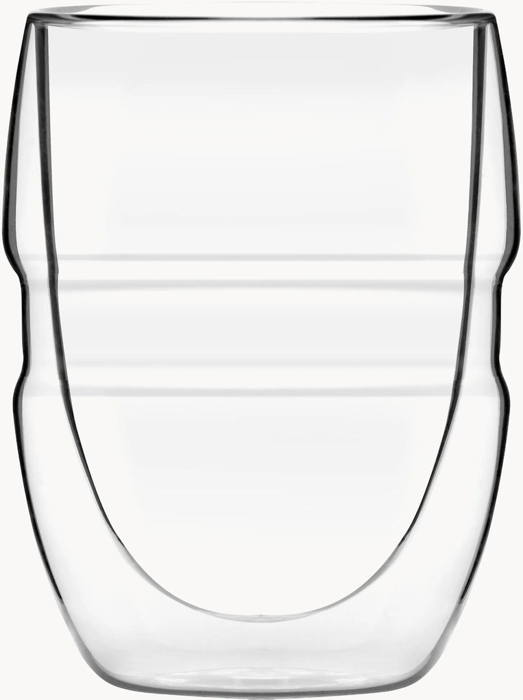 Sada sklenic na kávu z borosilikátového skla Sferico, 2 díly