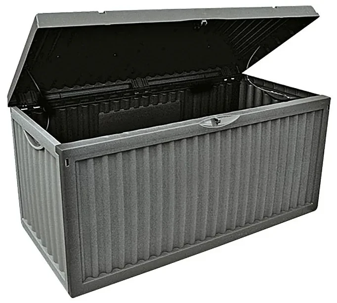 Kai Zahradní box úložný, plast, antracitový, 120 × 52 × 54 cm | BIANO