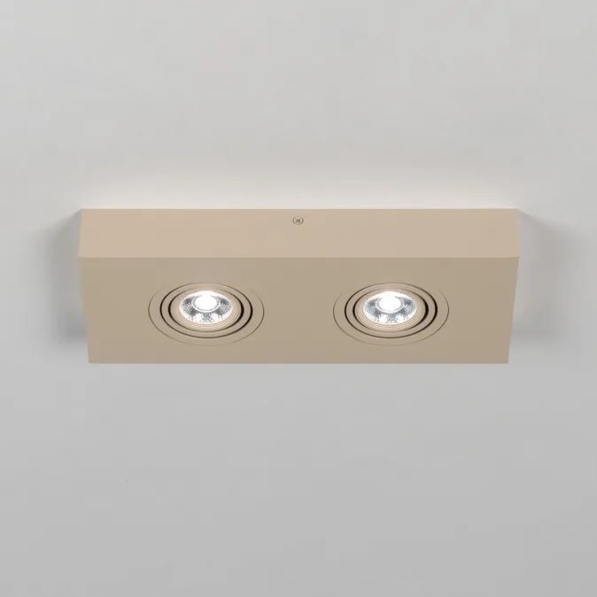 Stropní LED svítidlo Spot Quality Quadra 2 Taupe
