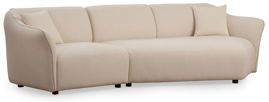 Hanah Home Třímístná pohovka MENTIS krémová 288 cm