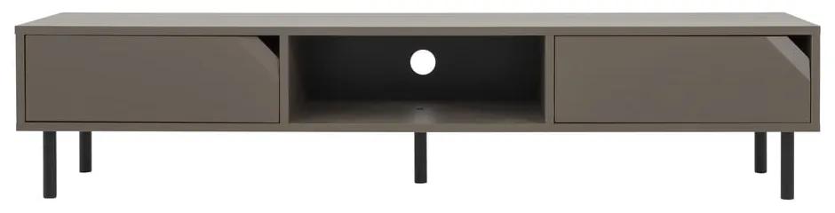 Tmavě šedý TV stolek 177x39 cm Corner - Tenzo