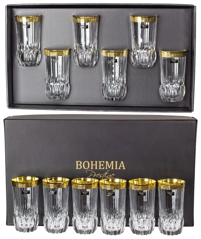 BOHEMIA PRESTIGE MIRADOR SKLENICE NA VODU 400ML SADA 6 KS
