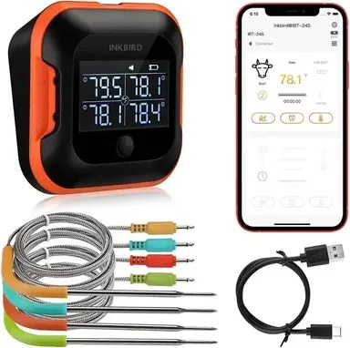 Inkbird BBQ teploměr Bluetooth/45m