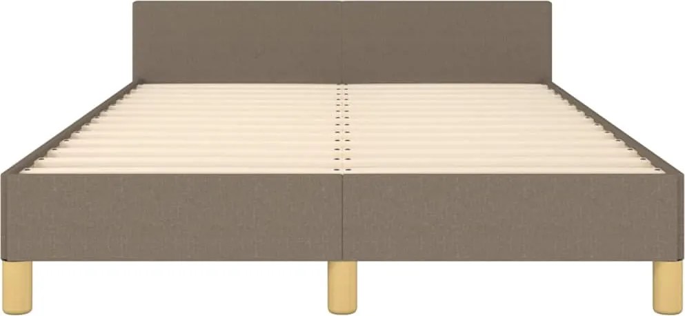Rám postele bez matrace taupe 120 x 200 cm textil 3125045