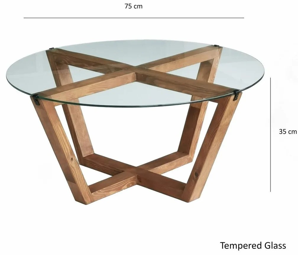 Konferenční stolek Lotus Wooden