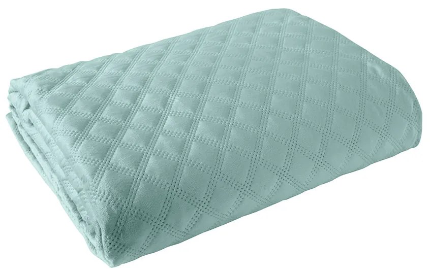 MARKIZETA VELVI Dekorativní přehoz na postel, rozměr 220x240cm, barva 007 mint VELVI0/NAP/007/220240/1