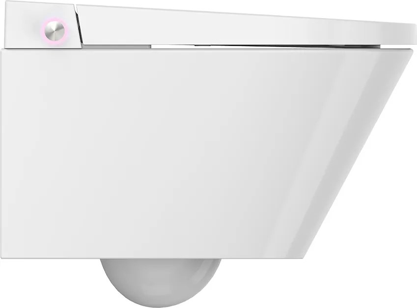 Mereo, Mereo WC s integrovaným elektronickým bidetem, RIMLESS, 592x380x430 cm, keramické, vč. sedátka, MER-VSD110S2