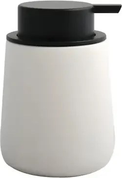 MSV MAONIE dávkovač mýdla bílo-černý / keramika / 350 ml