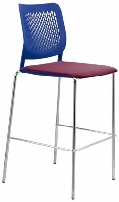 LD seating Barová židle TIME 176-N4 Barva plastu LD plast - červená LÁTKY (E) / FLORIDA, DINO, ERA