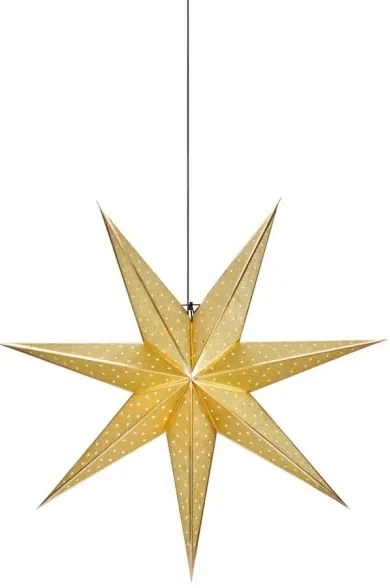 Markslöjd 705790 - Vánoční dekorace GLITTER 1xE14/25W/230V pr. 75 cm zlatá