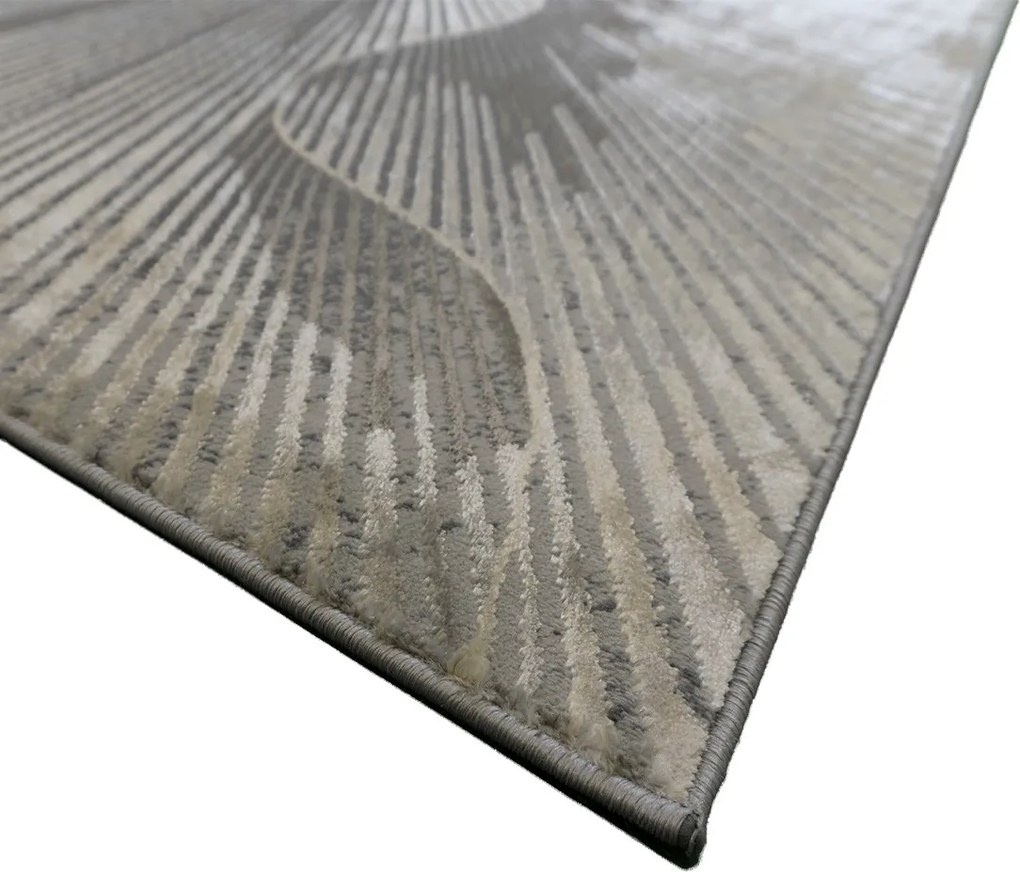 BE Koberec Esprit 3607 GREY - šedý obdélníkový Rozměr: 60x100 cm
