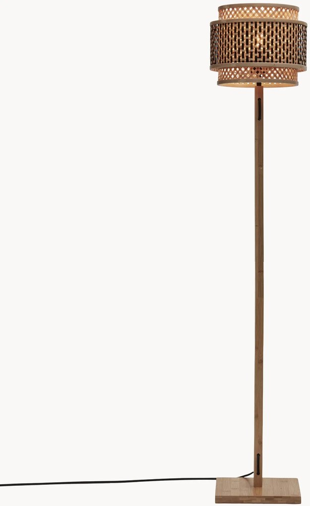 Stojací lampa z bambusu Bhutan