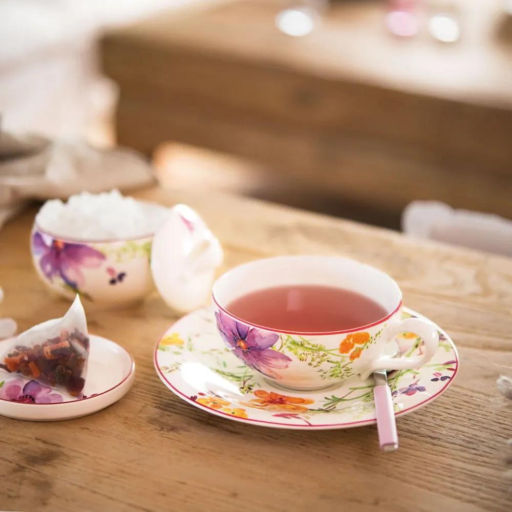Porcelánový šálek na čaj s motivem květin Villeroy &amp; Boch Mariefleur Tea, 0,24 l