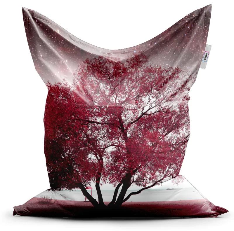 Sedací vak SABLO - Červený strom 200x140 cm