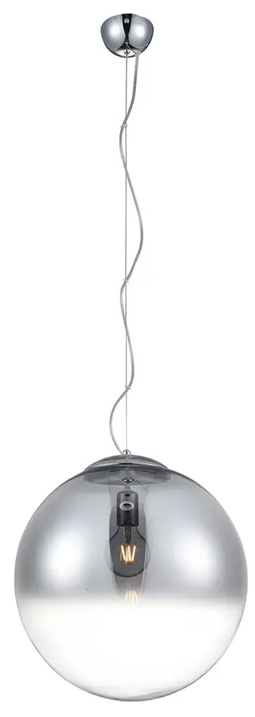 Designový lustr Iris 30 chrom