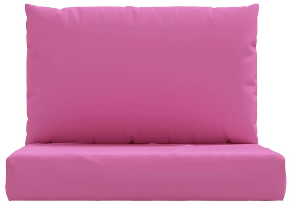 Podušky na nábytek z palet 2 ks růžové oxford
