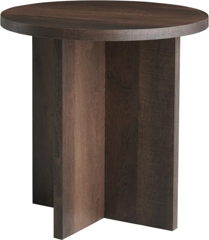 Kulatý odkládací stolek z MDF ø 50 cm Poppy – Ellos Home