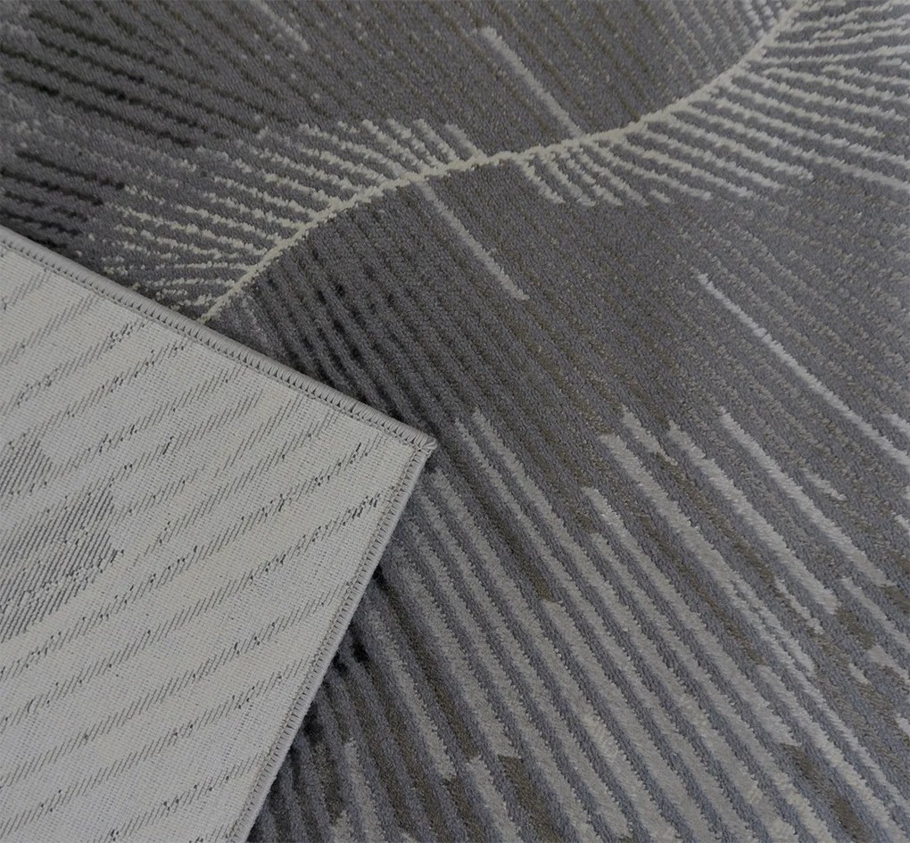 BE Koberec Esprit 3607 GREY - šedý obdélníkový Rozměr: 60x100 cm