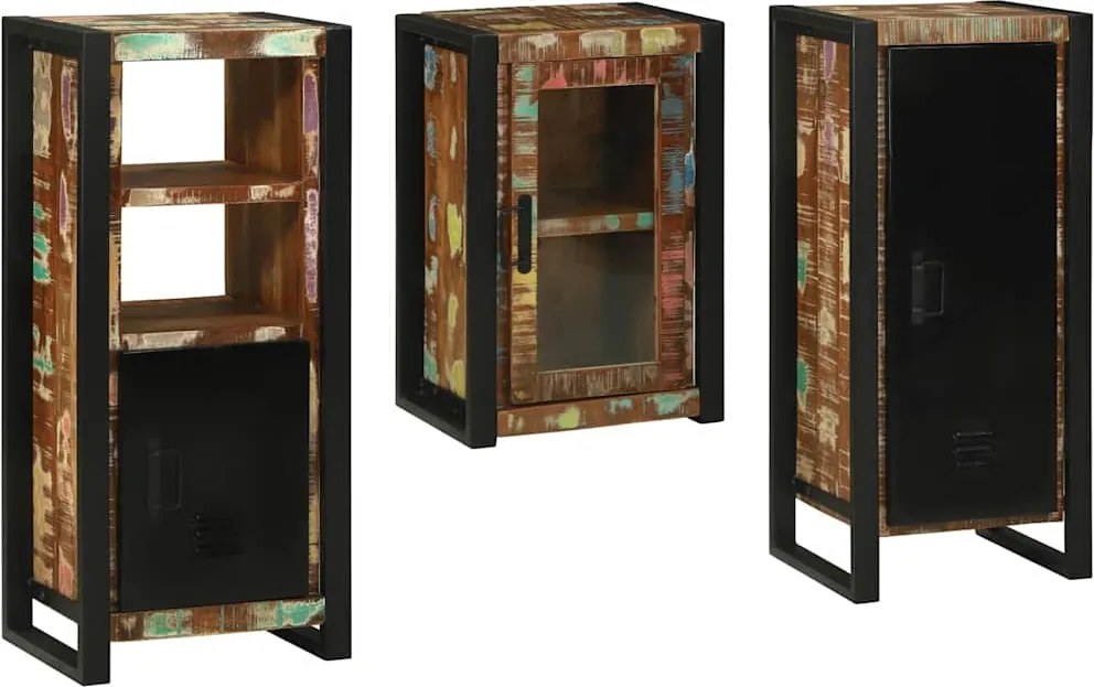 Sada koupelnového nábytku 3 ks Vícebarevný 40 x 35 x 90 cm 3305705