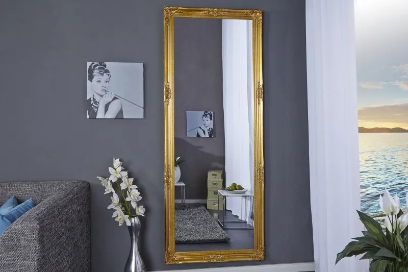 Zrcadlo Renaissance zlaté 185cm