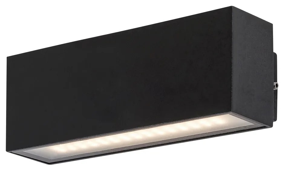 Rabalux 77075 venkovní nástěnné LED svítidlo Mataro 10 W, černá
