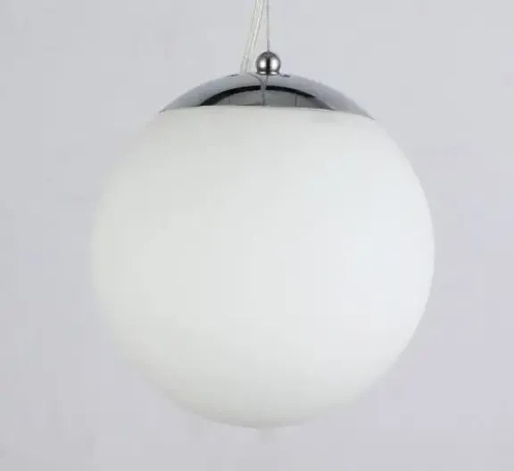 Kovový lustr bílé Ball 20
