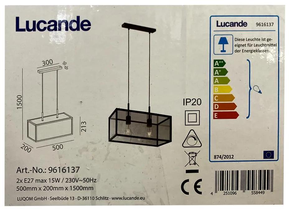 Lucande Lucande - Lustr na lanku BEYZA 2xE27/15W/230 LW1070