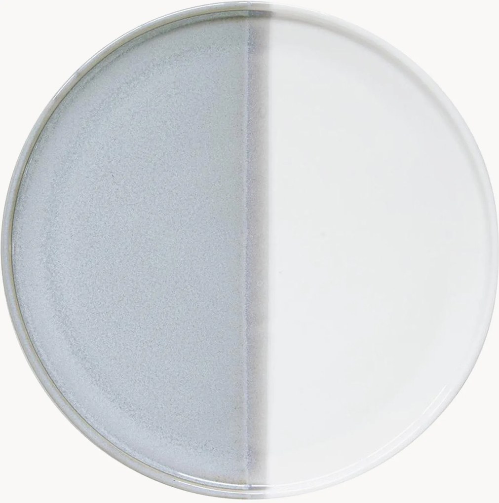 Sada snídaňových talířů z porcelánu Double, 4 díly
