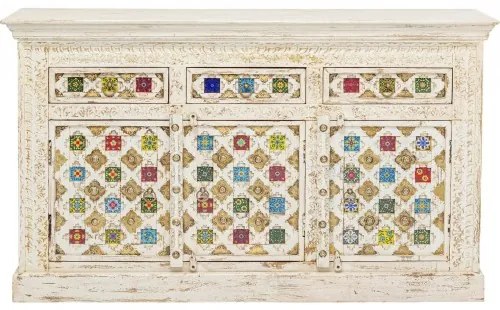 ALHAMBRA PALACE GLAZED TILEWORK SIDEBOARD
