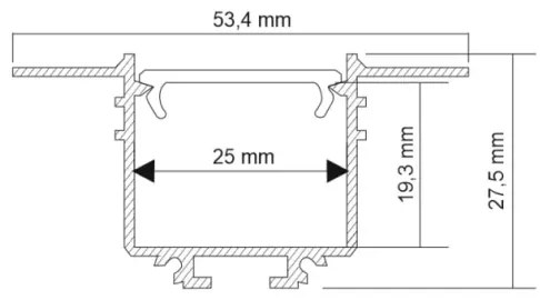 Shilo 1950 - LED Podhledové svítidlo HANAWA LED/32W/230V 3000K CRI 90 černá