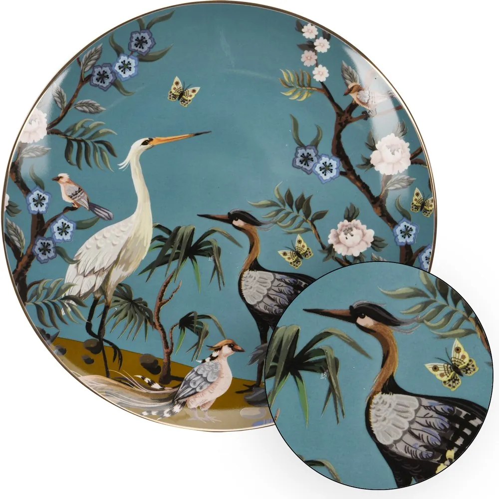 Porcelánový talíř Ashley 3, (fi) 26 cm, vícebarevný