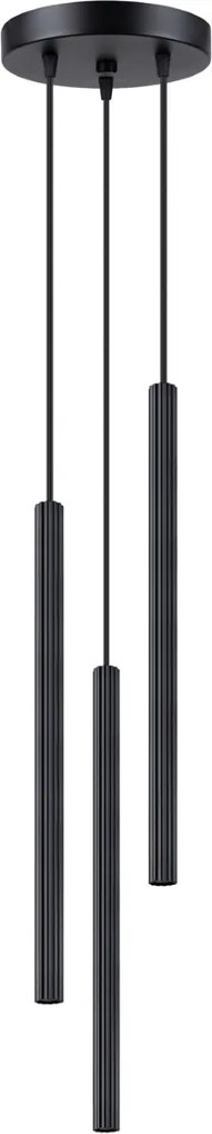 Sollux Lighting Závěsné svítidlo ARCHE 3P černé