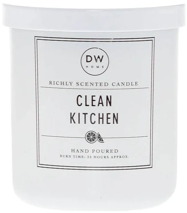 DW Home – vonná svíčka Clean Kitchen (Citron s limetkou), 264 g