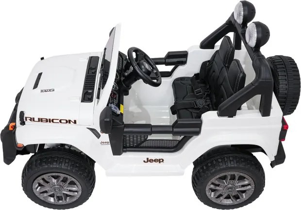 Elektrické autíčko Jeep Wrangler Rubicon LIFT bílé