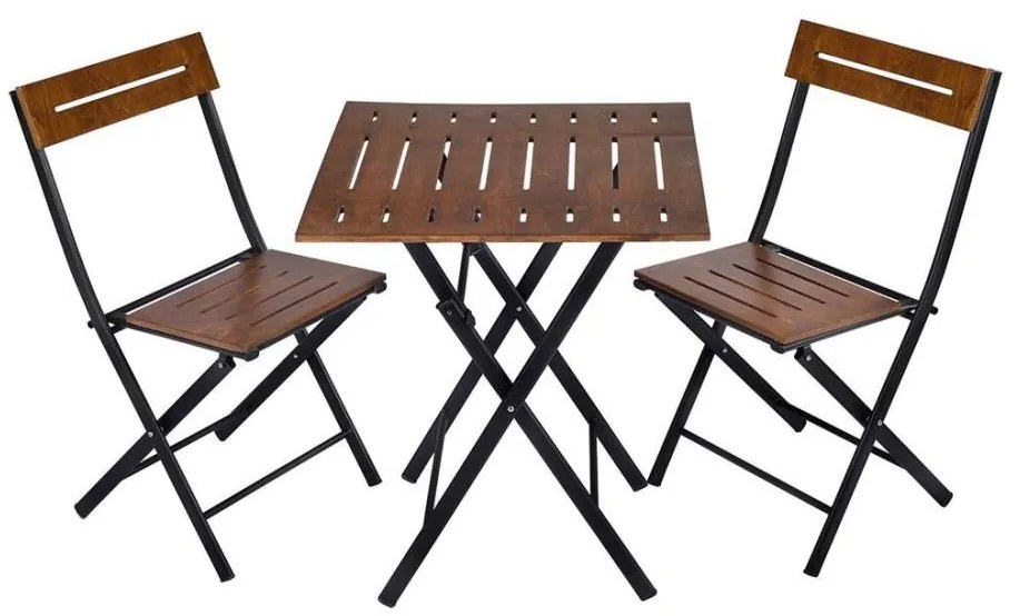 Asir Balkónový set dřevo/kov 379VLV1504