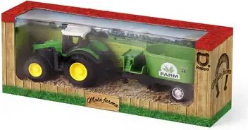 RAPPA Traktor kovový s vlečkou / od 3 let