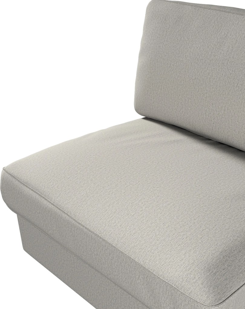 Potah na neskládací křeslo IKEA Kivik barva šedá látka pletený vzor