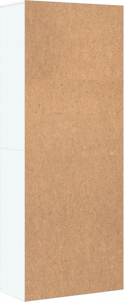 Skříň highboard bílá 70 x 35 x 180 cm kompozitní dřevo 3276658