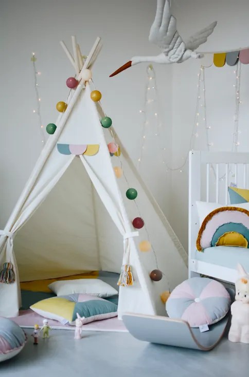 Vigvam design Nature Teepee Luna Park Orchid - PĚTIÚHELNÍKOVÉ BEZ DOPLŇKŮ