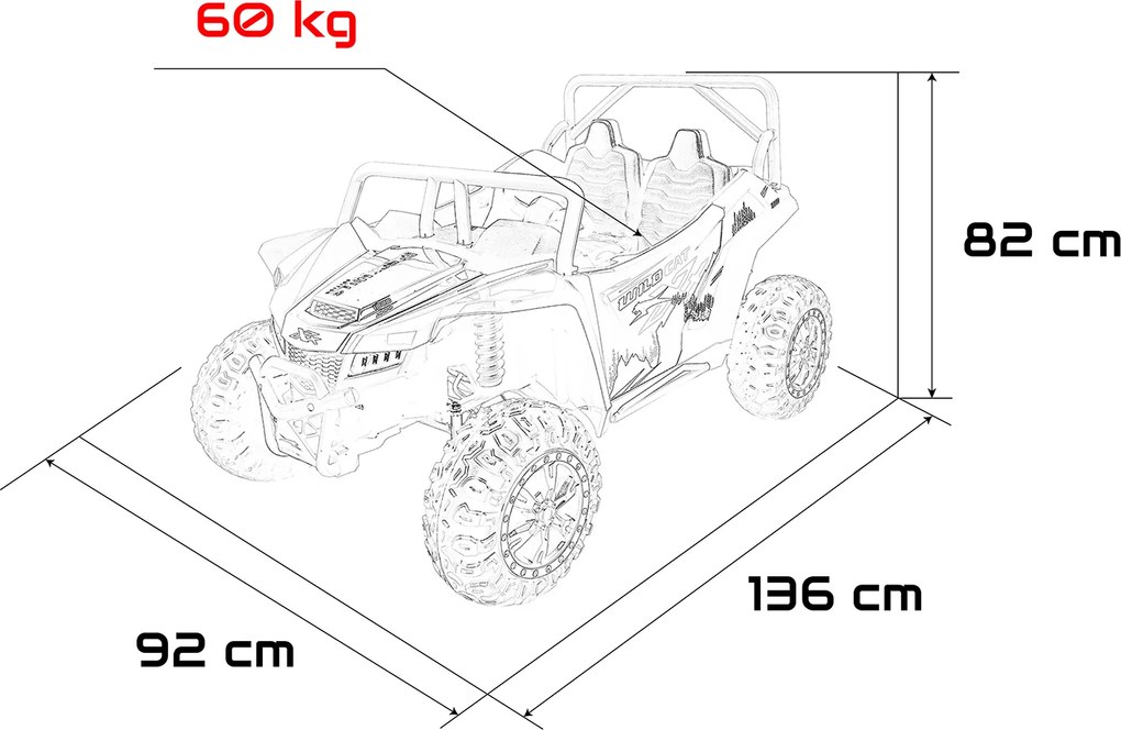 Ramiz Buggy Arctic Cat WILDCAT XX růžové