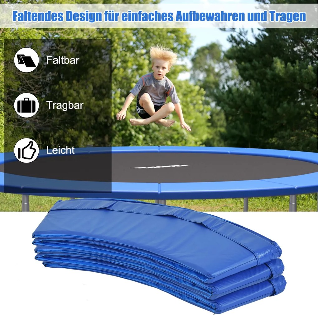 Costway Matrace na trampolínu 427 cm x 427 cm x 10 cm trampolína cvičení fitness