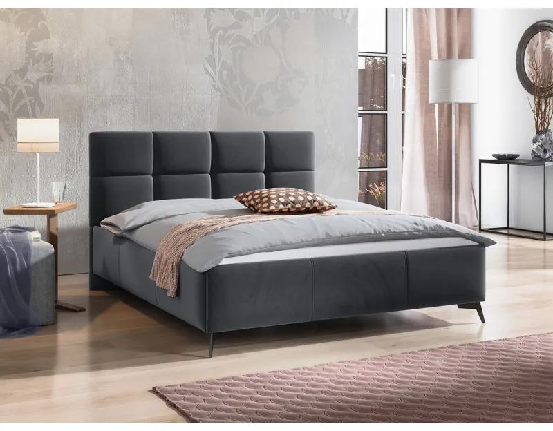 Čalouněná postel s úložným prostorem Widans, Rozměr postele: 160x200, Potah: Fresh 01