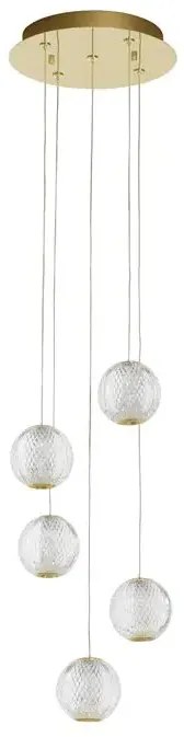 Lustr na lanku Brillante 30 zlaté