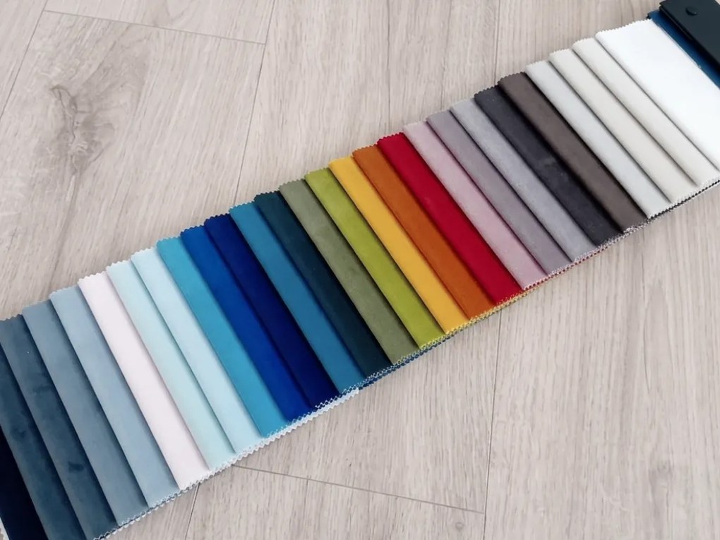 Vzorník látek pro nástěnné čalouněné panely VELVET