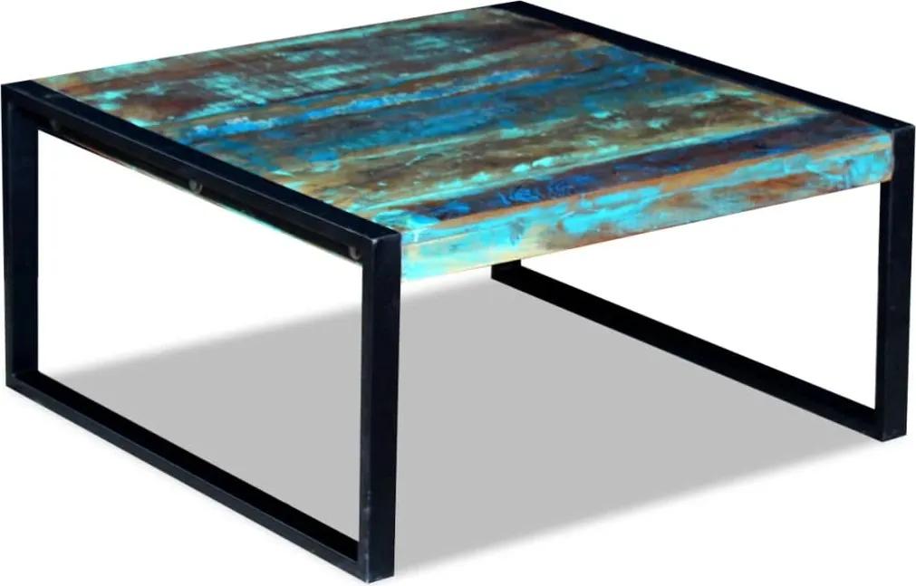 vidaXL Konferenční stolek masivní recyklované dřevo 80 x 80 x 40 cm [243295]