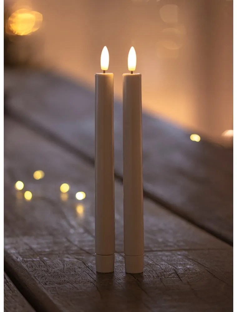 LED svíčky v sadě 2 ks (výška 25 cm) Sille Tall Exclusive – Sirius