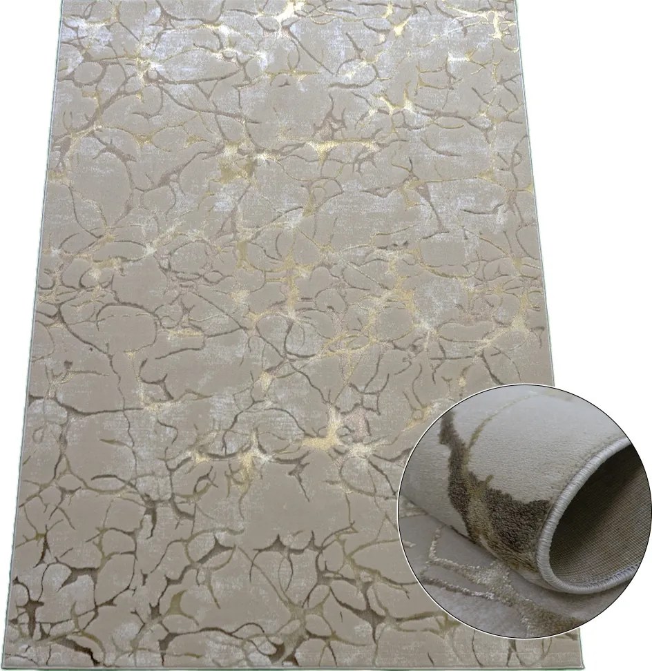 BE Koberec Esprit 3601 BEIGE - béžový obdélníkový Rozměr: 60x100 cm