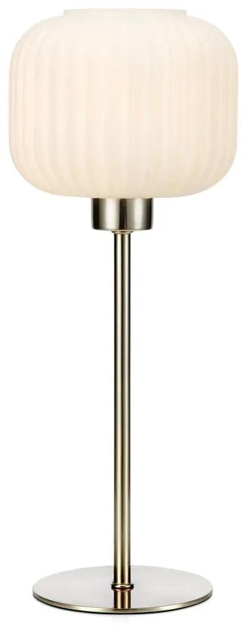 Stolní lampa v ocelově zlaté barvě Markslöjd Sober