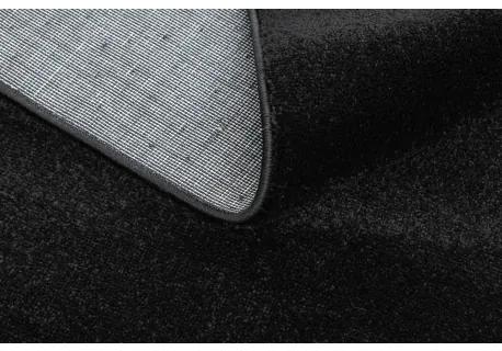Dywany Luszczow Kusový koberec SOFTY, Jednobarevný, černý Rozměr koberce: 60 x 100 cm