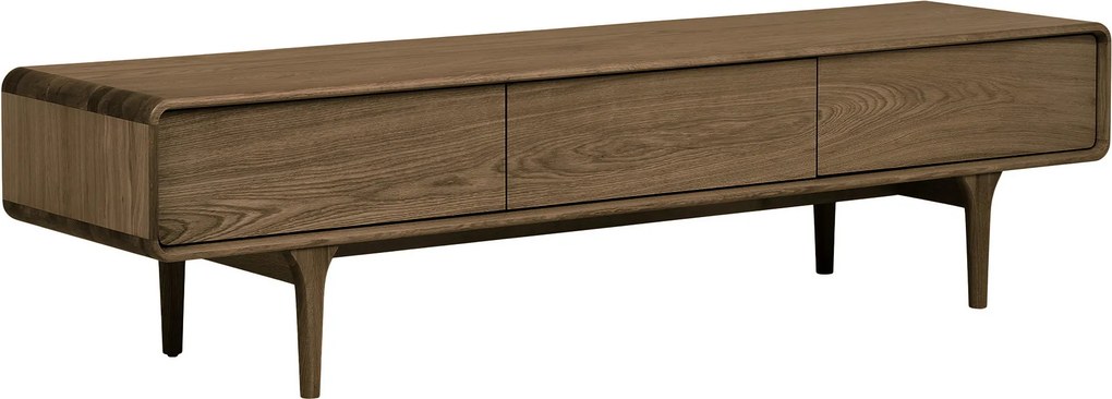 House Nordic TV stolek DARWIN tmavě hnědý 180×45 cm 3201021